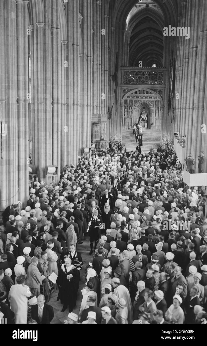 RELIGION - ENTHRONEMENT OF ARCHBISHOP OF CANTERBURY , DR ARTHUR MICHAEL ...