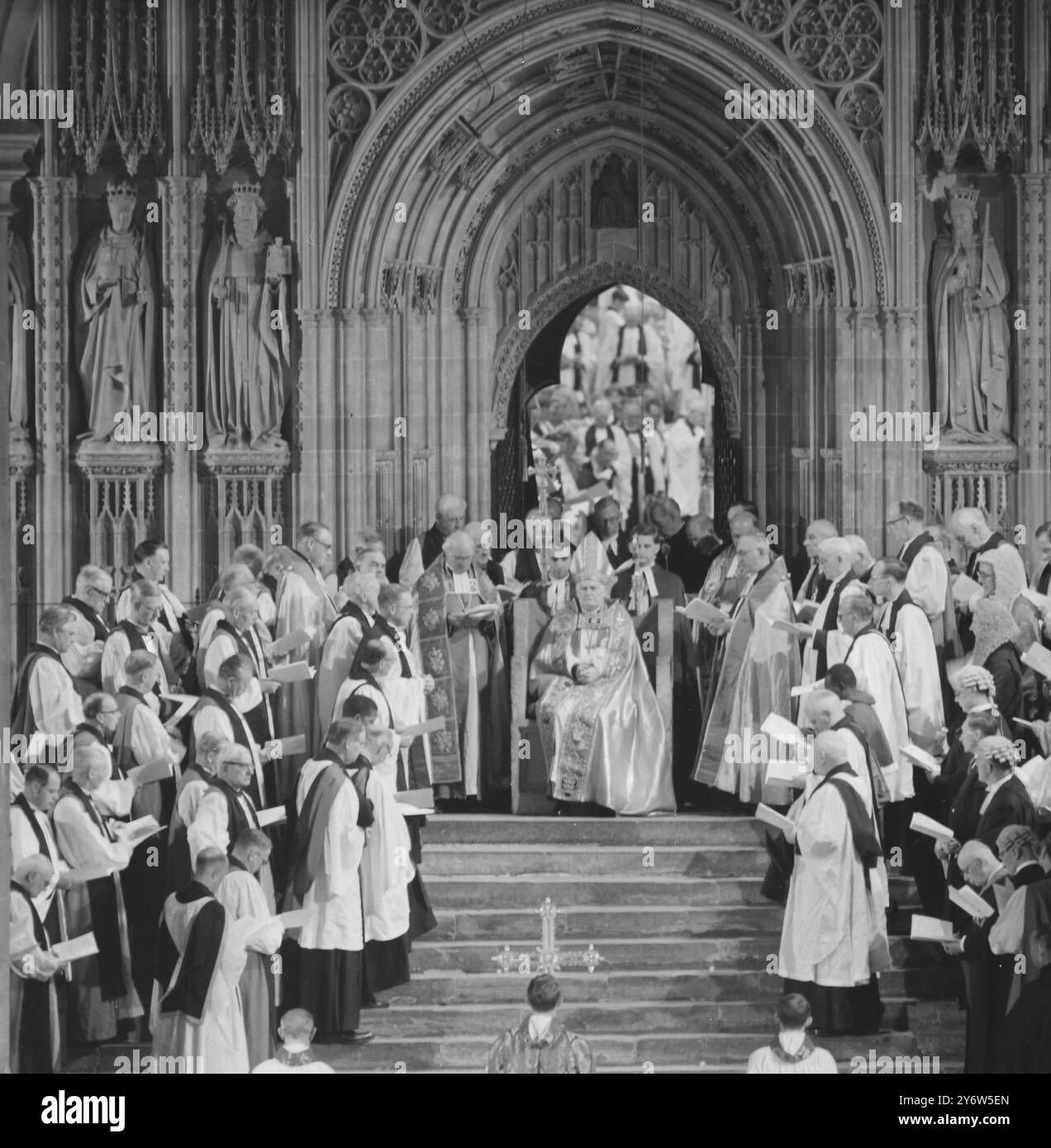 RELIGION - ENTHRONEMENT OF ARCHBISHOP OF CANTERBURY , DR ARTHUR MICHAEL ...