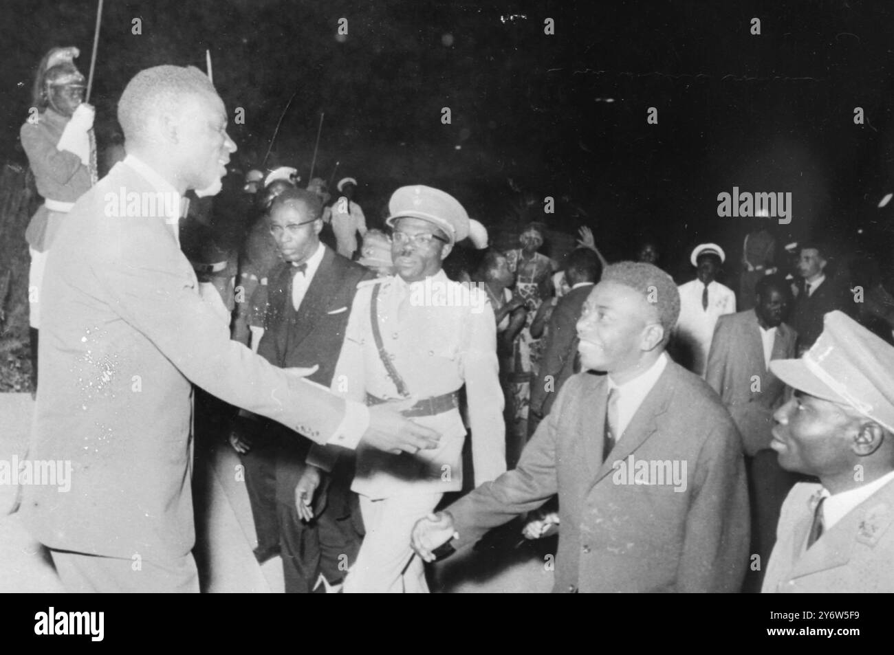 PRESIDENT MOISE TSHOMBE OF KATANGA 27 JUNE 1961 Stock Photo - Alamy