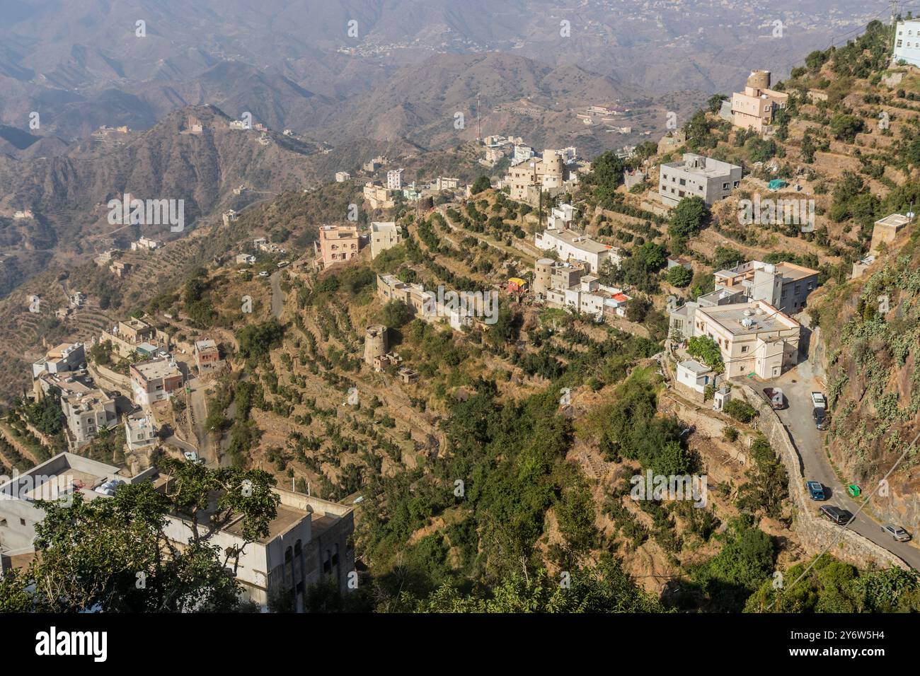 Aerial view of Fayfa town, Saudi Arabia Stock Photo - Alamy