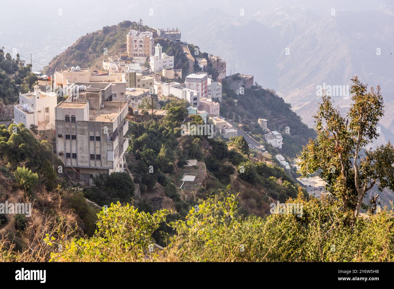 Aerial view of hilltop Fayfa town, Saudi Arabia Stock Photo - Alamy