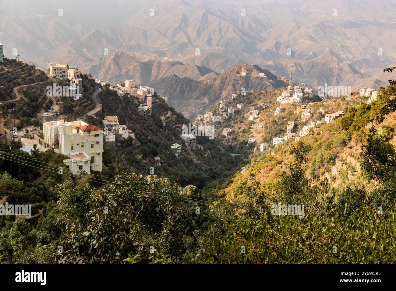Aerial view of hilly Fayfa town, Saudi Arabia Stock Photo - Alamy