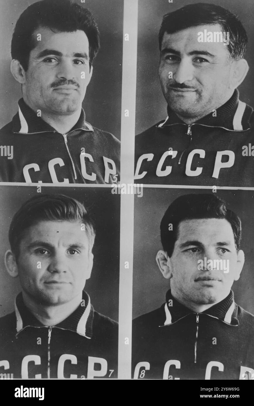 MEMBERS OF THE RUSSIAN NATIONAL FREE STYLE WRESTLING TEAM ...