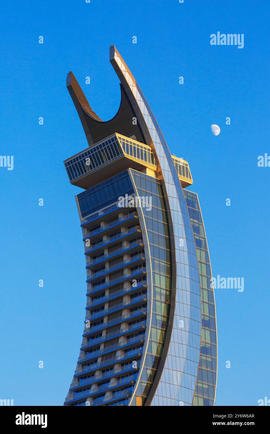 The Katara Towers (2022) with one tower containing the 5-star Raffles ...