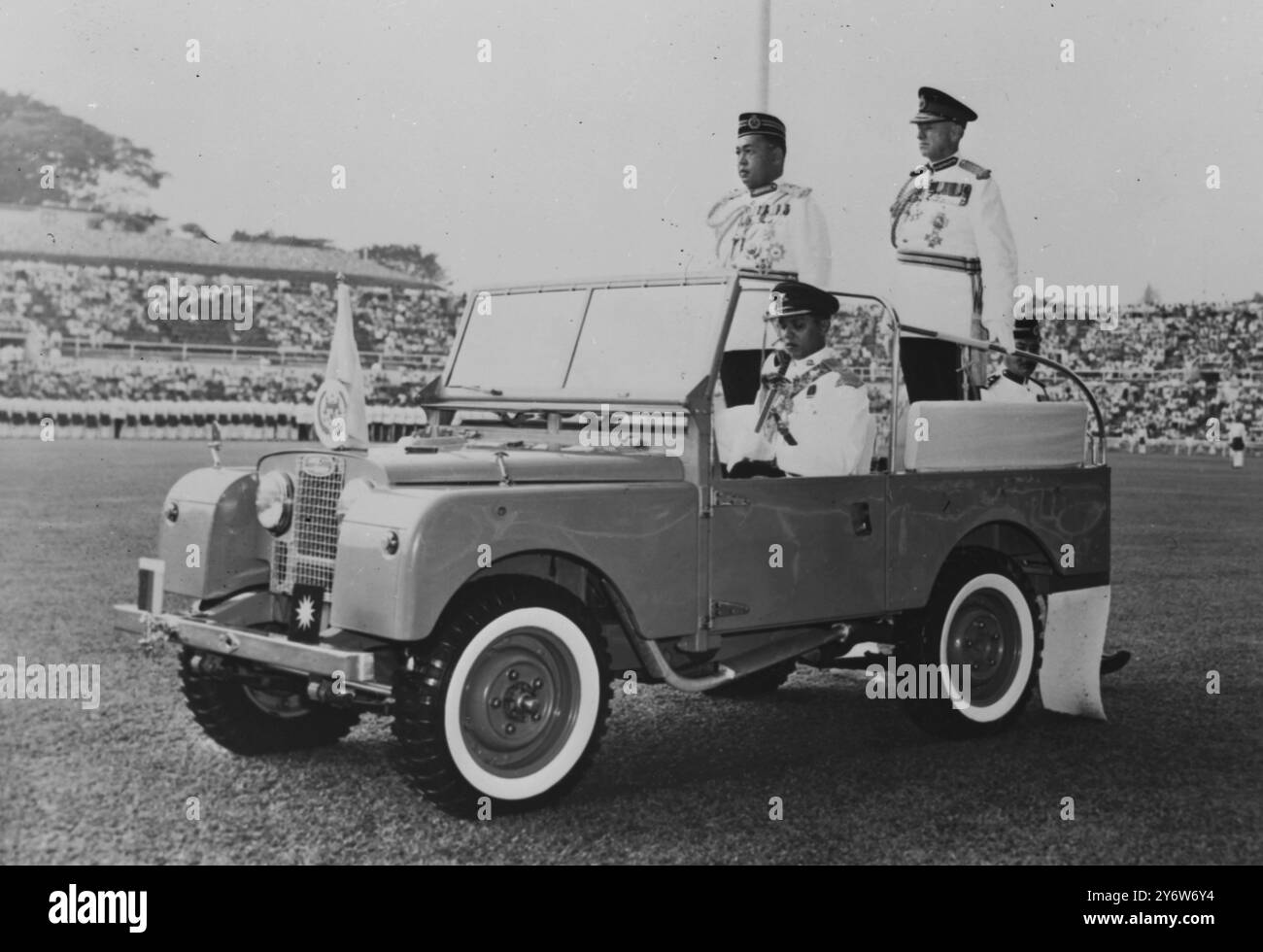 MALAYAN KIN YANG DE PERTUAN AGONG IN KUALA LUMPUR 12 JUNE 1961 Stock ...