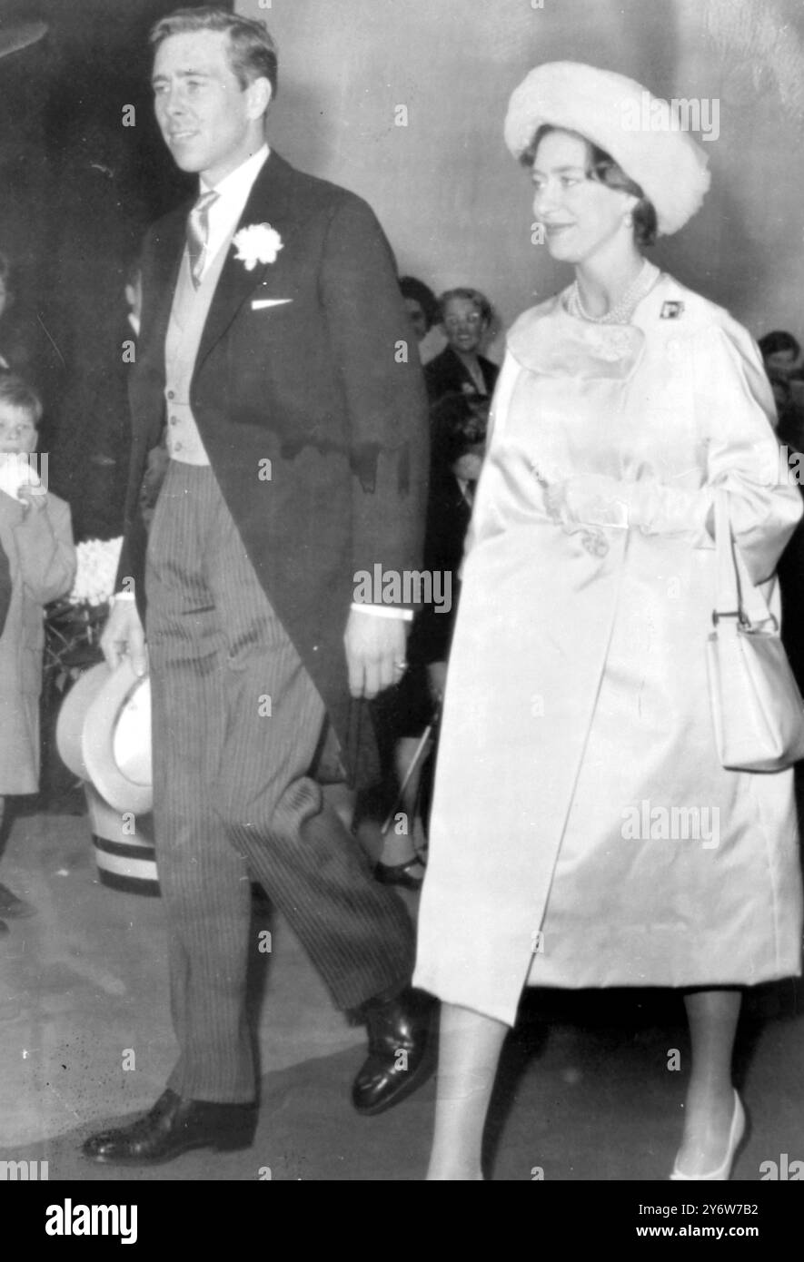 ANTONY ARMSTRONG JONES AND PRINCESS MARGARET AT ROYAL WEDDING IN YORK ...