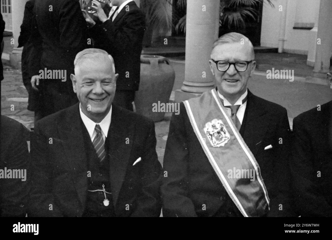 FIRST SOUTH AFRICAN PRESIDENT CHARLES SWART 3 JUNE 1961 Stock Photo - Alamy