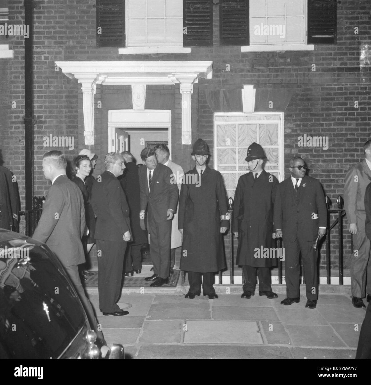 US PRESIDENT JOHN F KENNEDY WITH PRINCE RADZIWILL IN LONDON / 4 JUNE ...