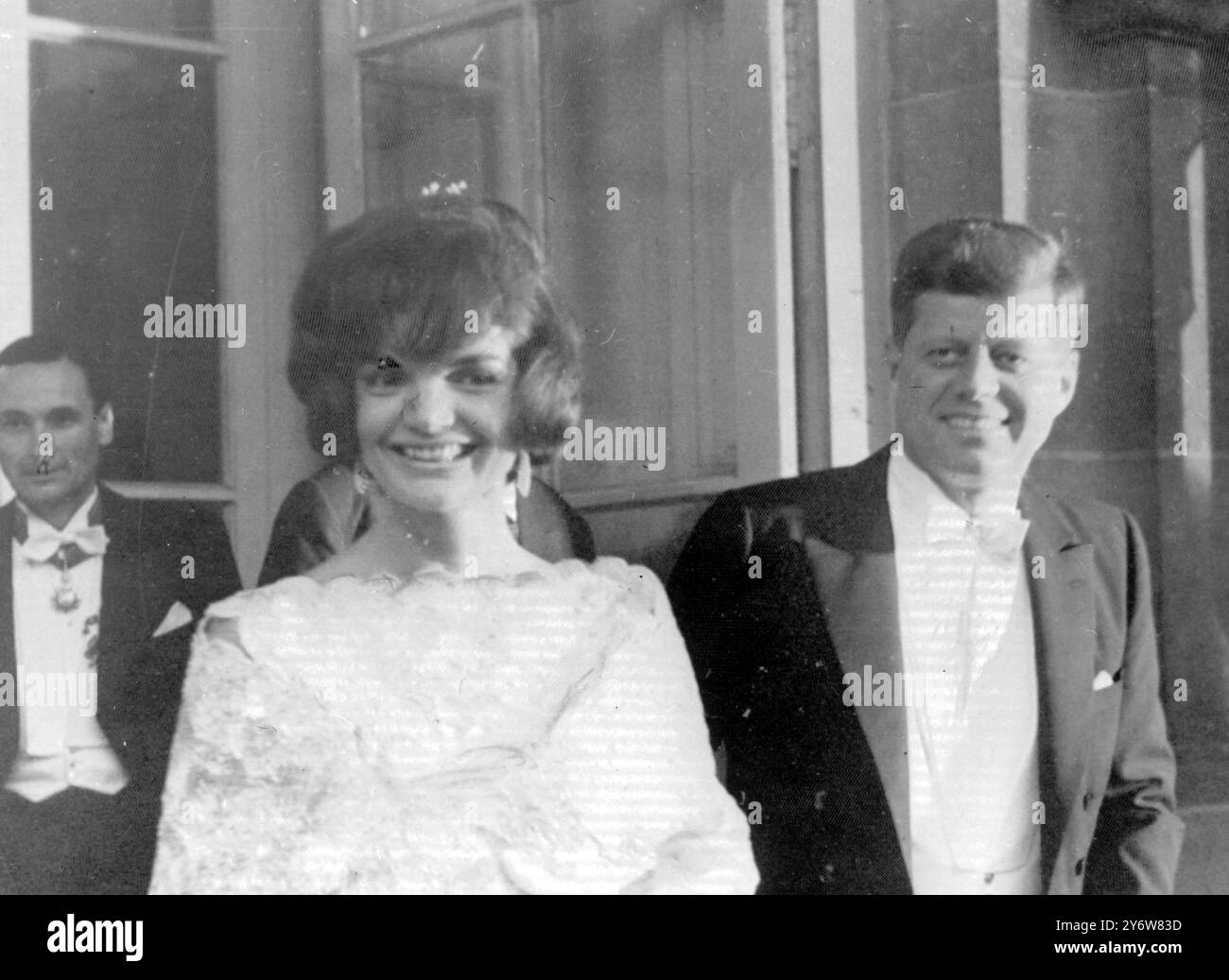 US PRESIDENT JOHN F KENNEDY WITH WIFE JACQUELINE AND GUESTS IN PARIS ...