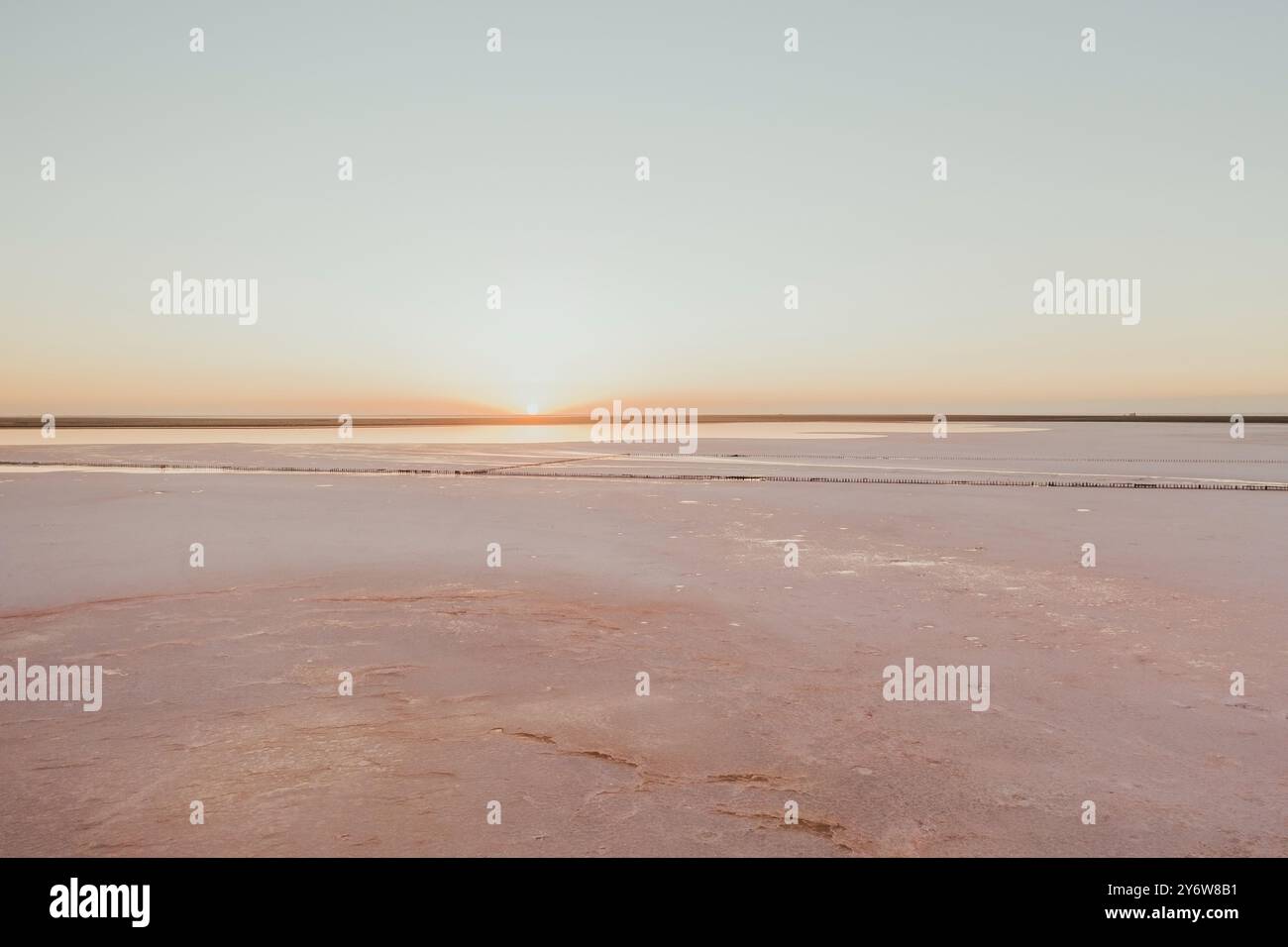 Ukrainian landscape sunset, famous places of Ukraine, pink Lemurian ...