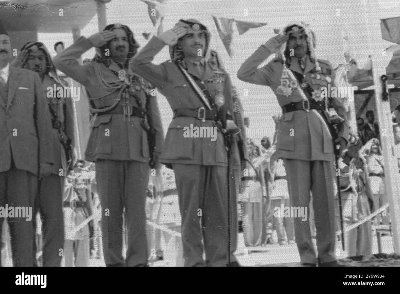 KING HUSSAIN OF JORDAN IN AMMAN 25 MAY 1961 Stock Photo - Alamy