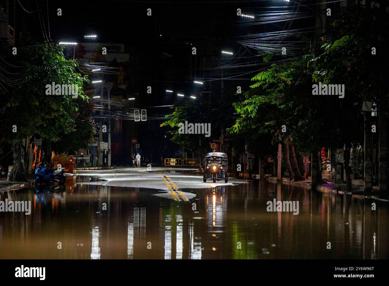 Chiang Mai, Chiang Mai, Thailand. 27th Sep, 2024. A tuk-tuk auto ...