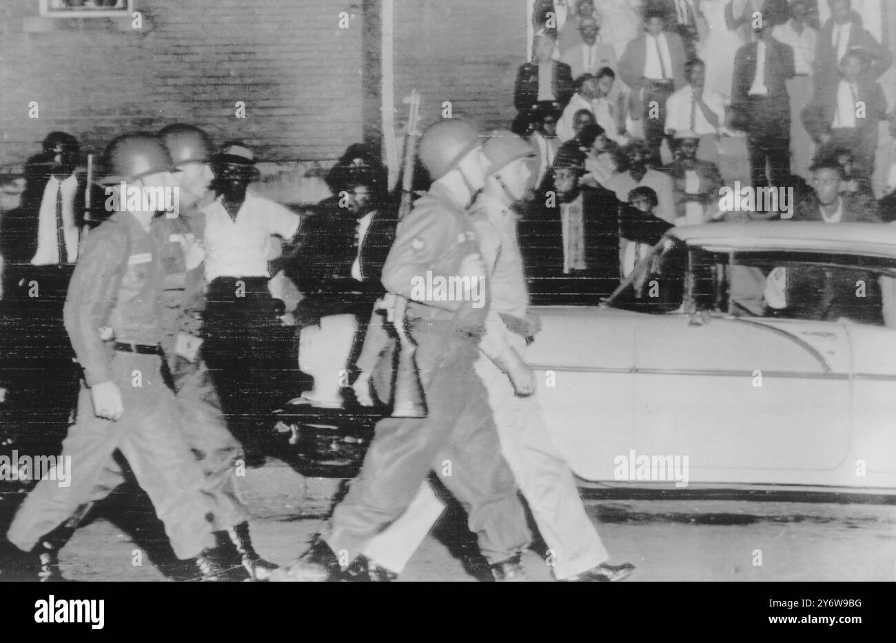 RACIAL SEGREGATION FIRST BAPTIST CHURCH ALABAMA 22 MAY 1961 Stock Photo ...