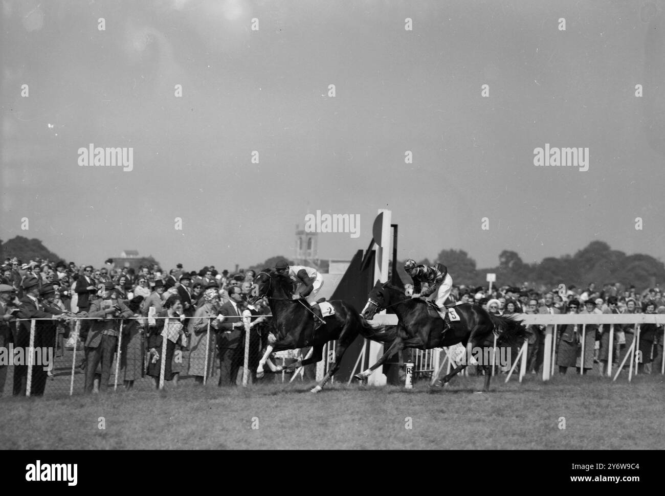HORSE RACING HURST PARK WINSTON CHURCHILL STAKES 22 MAY 1961 Stock ...