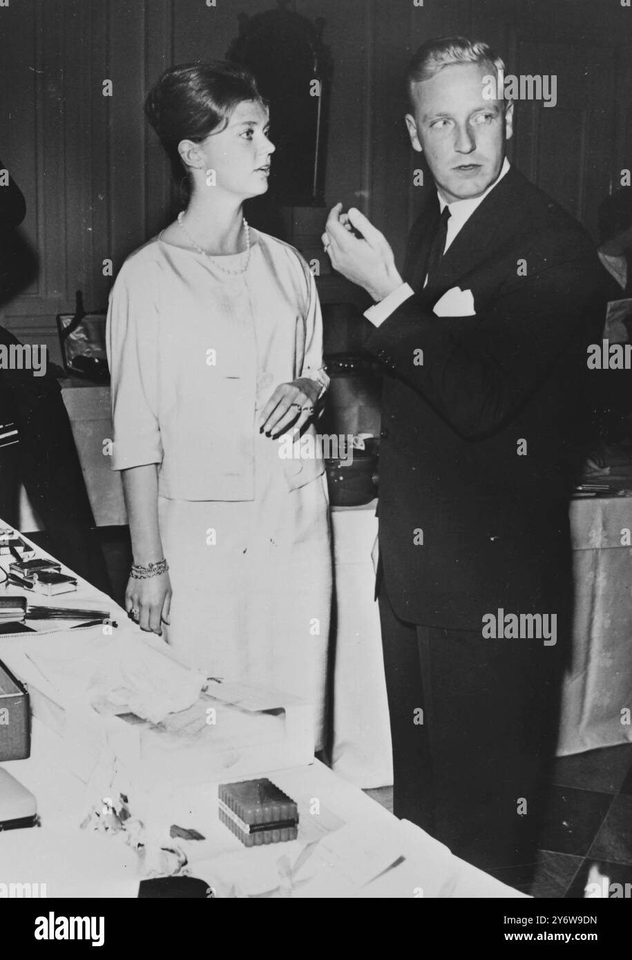 PRINCESS BRIGITTA WITH PRINCE JOHAN GEORG IN STOCKHOLM, SWEDEN 24 MAY ...