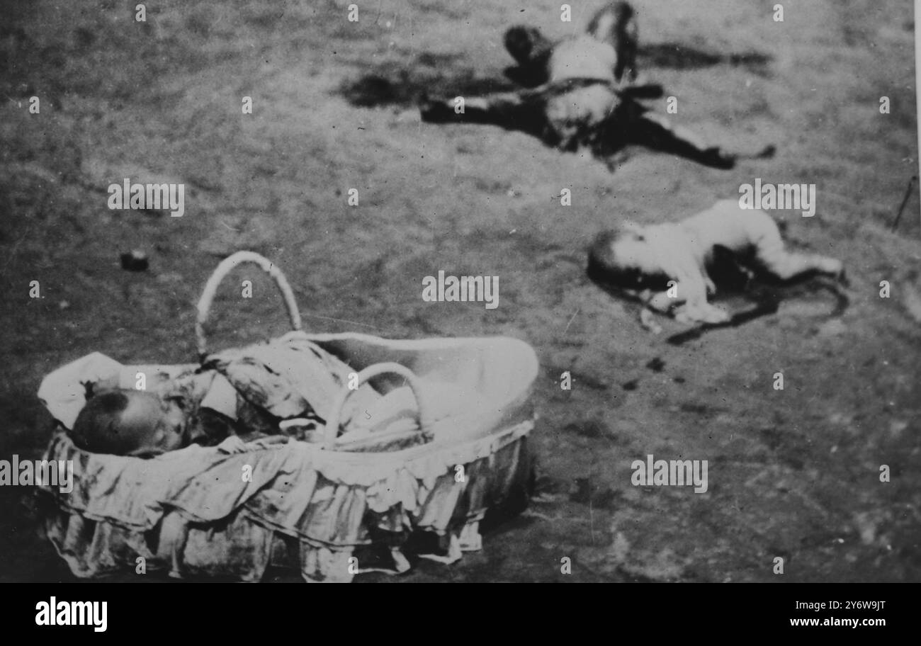 CIVIL WAR BABIES DEAD WITH COLOURED NURSEMAIDS AFTER REBEL ATTACK IN ...