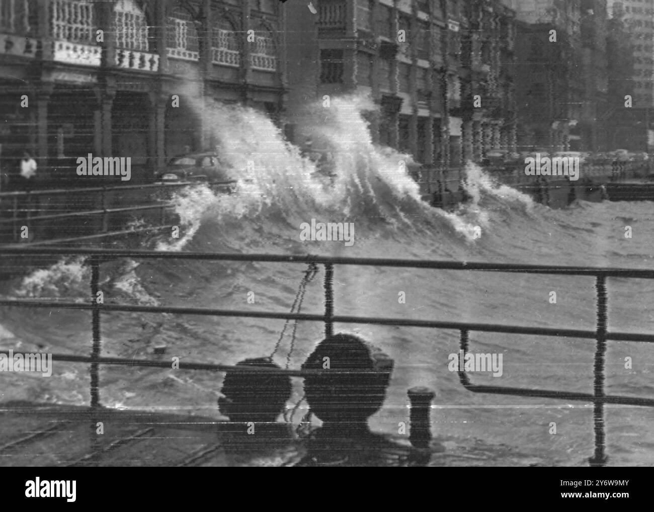 TYPHOON ALICE SWEEPS GB HONG KONG COLONY 19 MAY 1961 Stock Photo - Alamy