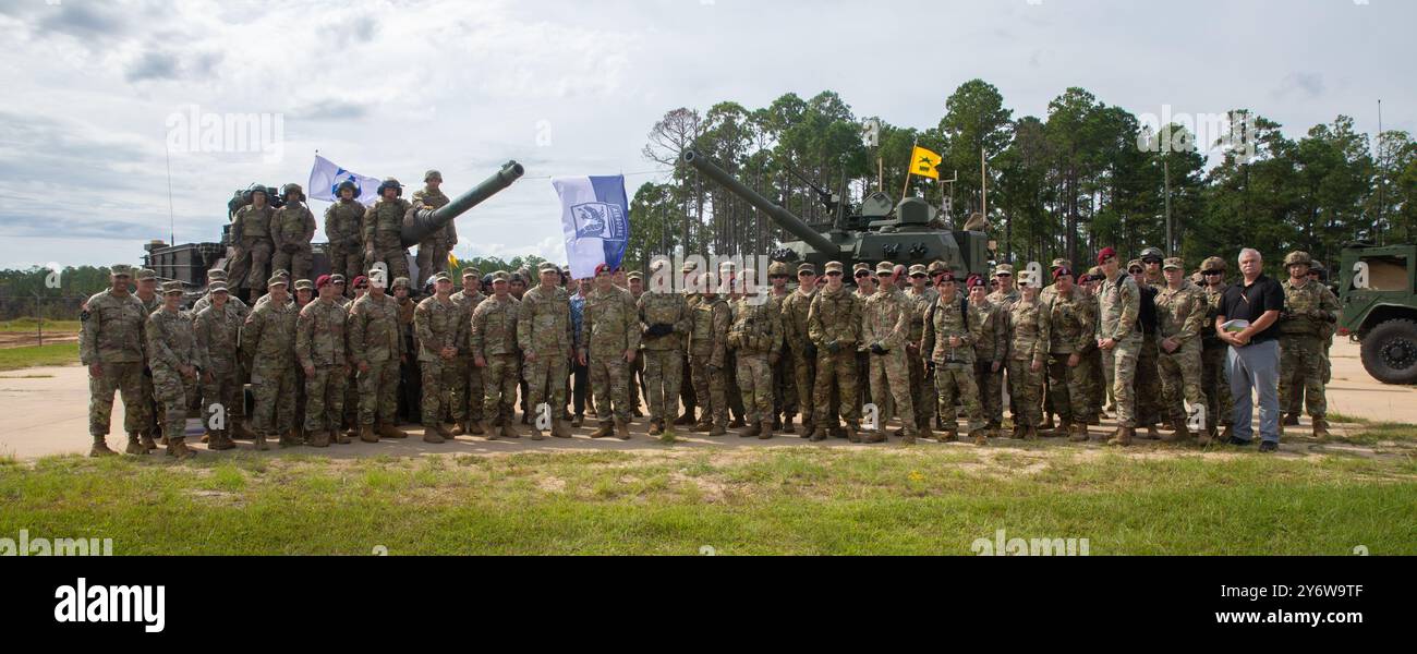 Leaders from the XVIII Airborne Corps and 3rd Infantry Division gather ...