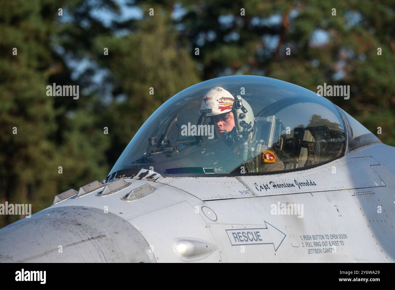 U.S. Air Force Capt. Joshua “Bruiser” Patton, 480th Fighter Squadron ...