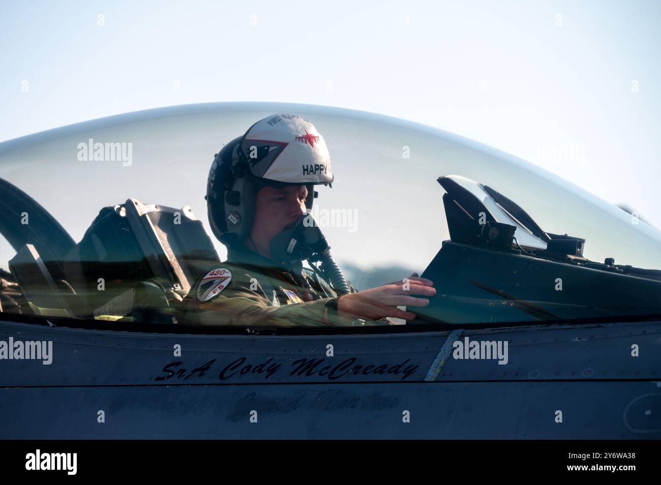 U.S. Air Force Capt. Nicholas “Happy” Reisch, 480th Fighter Squadron ...