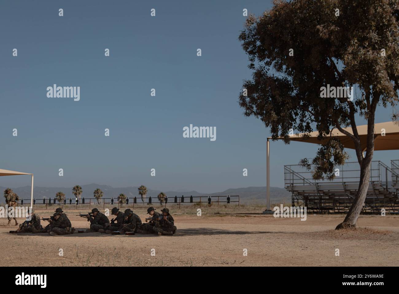 U.S. Marine Corps recruits with Bravo Company, 1st Recruit Training ...