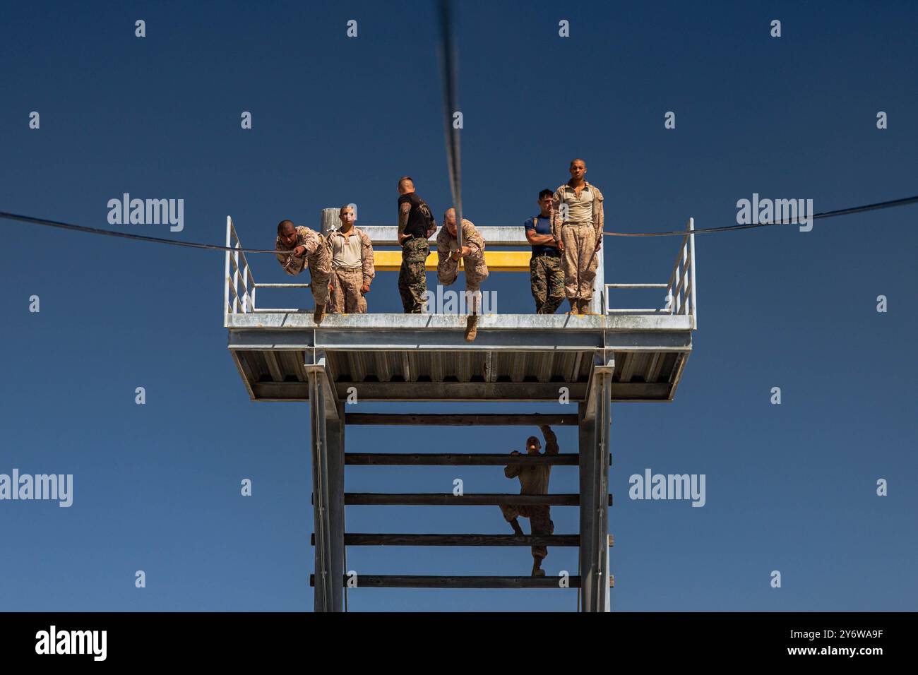 U.S. Marine Corps recruits with India Company, 3rd Recruit Training ...