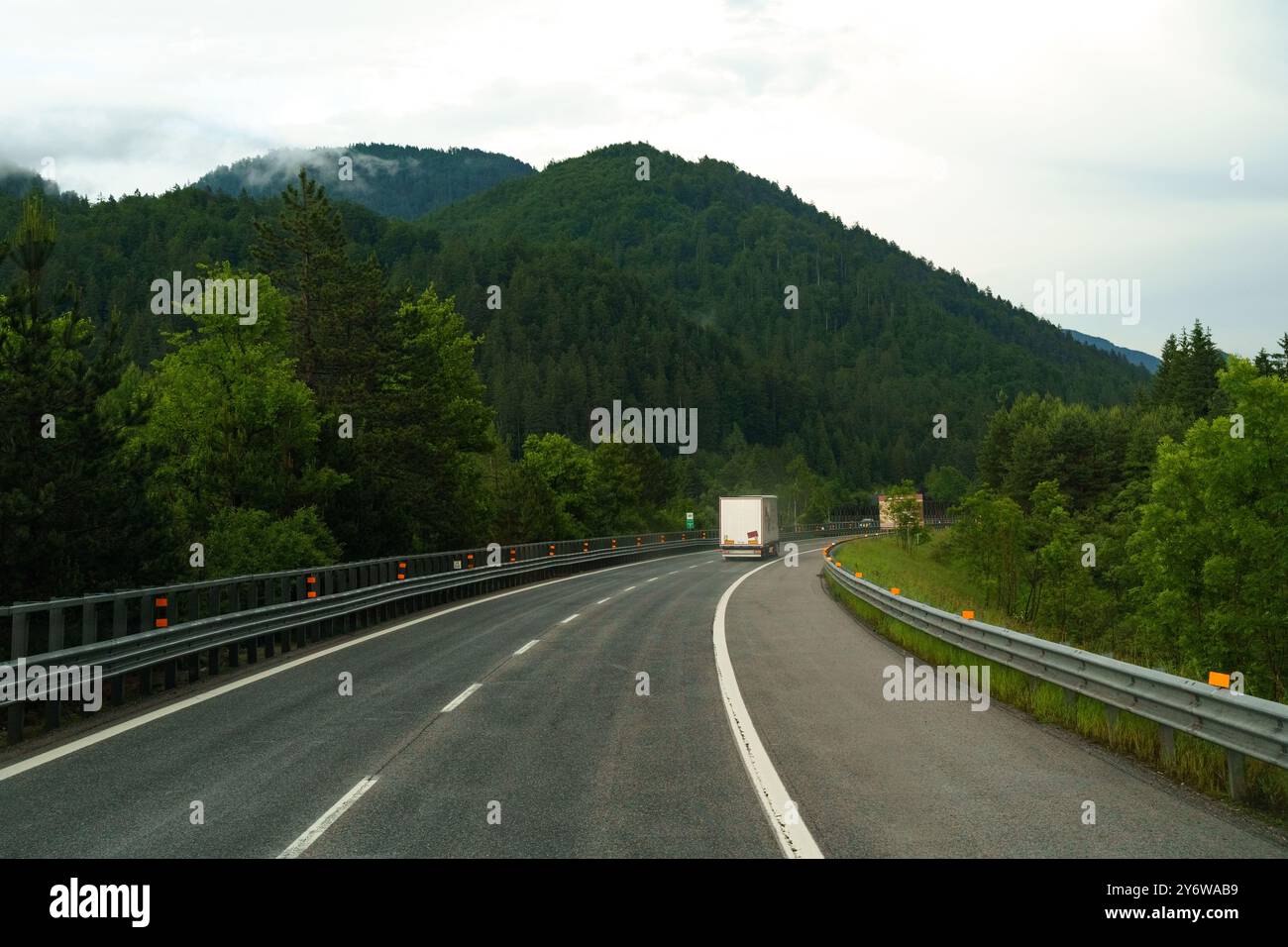 Experience peaceful drive along winding hi-res stock photography and ...