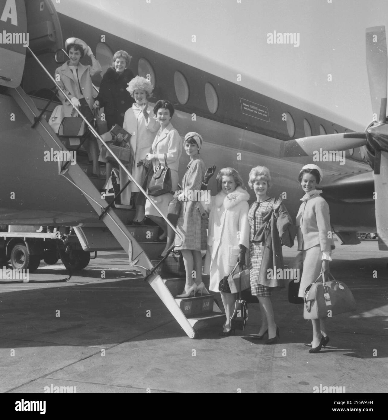LONDON MODELS IN MOSCOW 17 MAY 1961 Stock Photo - Alamy