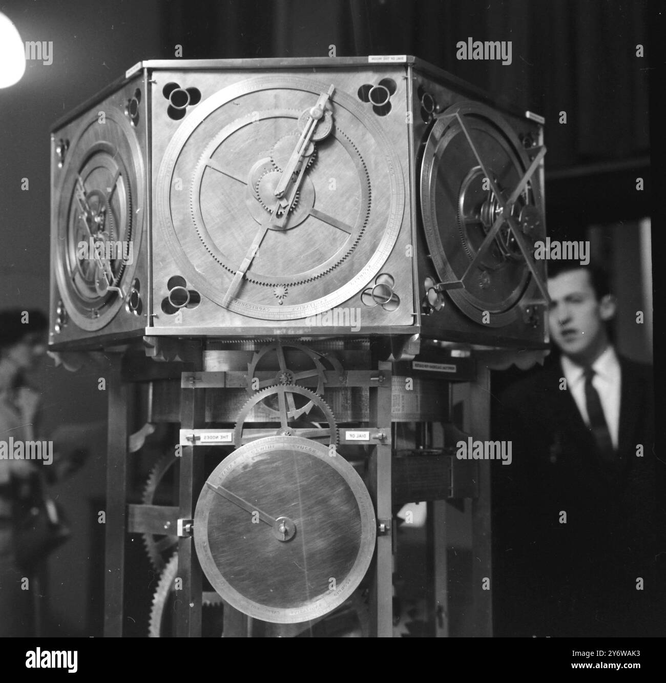 CLOCKS ASTRONOMICAL CLOCK PRODUCED AT SCIENCE MUSEUM 15 MAY 1961 Stock ...