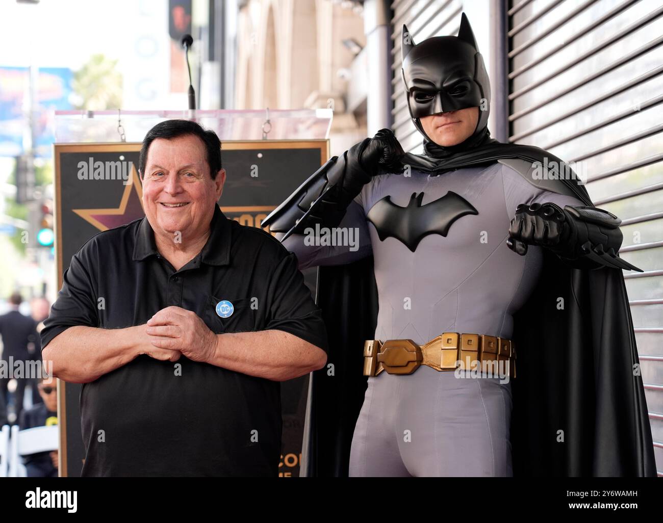 Actor Burt Ward, left, who played Robin in the 1960s television series ...