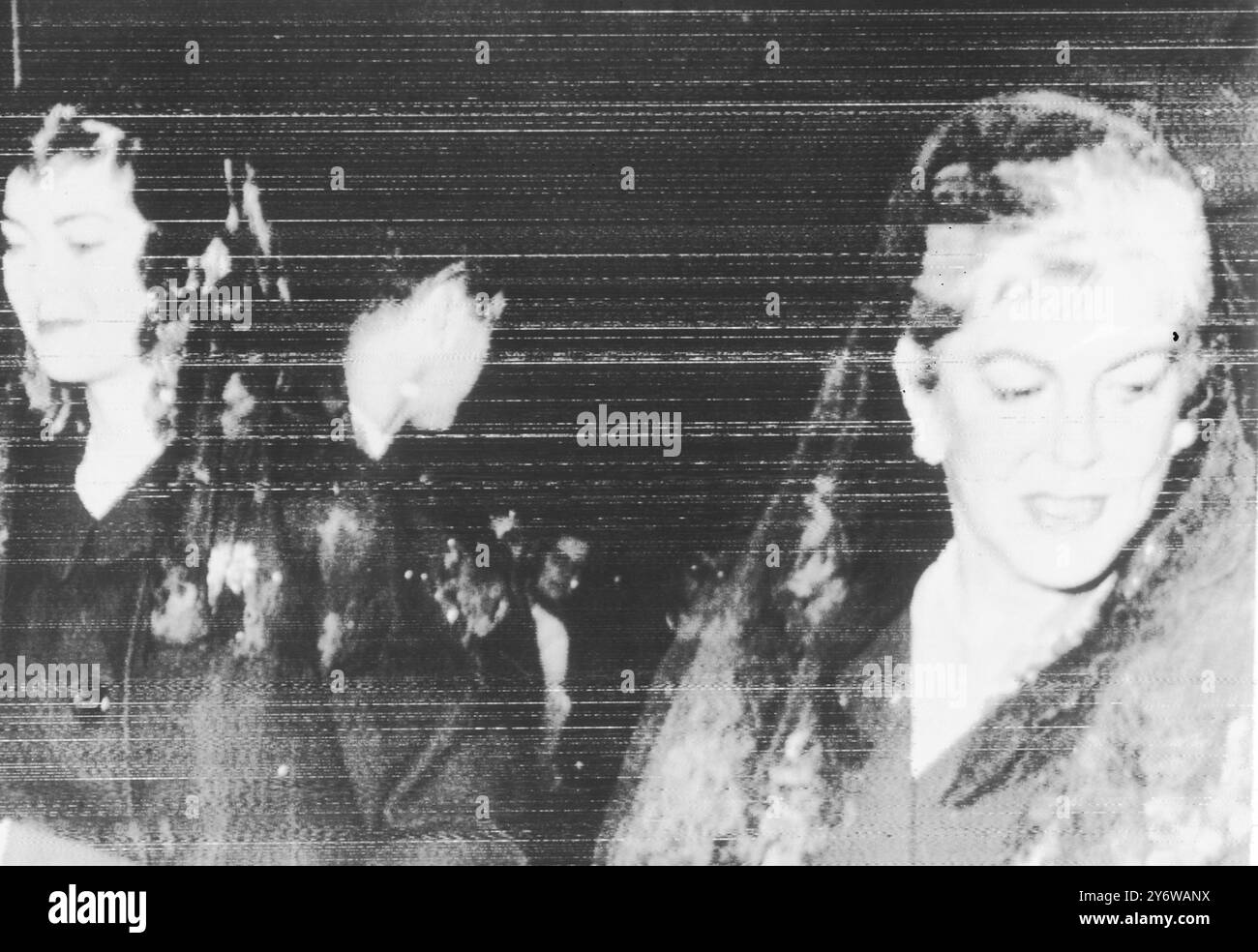 GARY COOPER' WIDOW AND DAUGHTER MARIA COOPER IN HOLLYWOOD 16 MAY 1961 ...