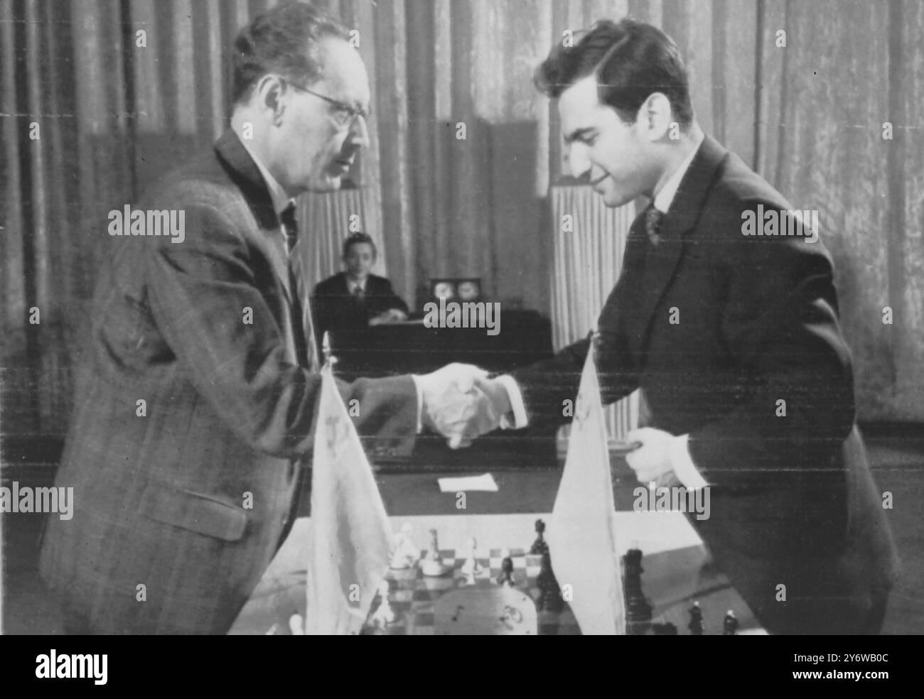 GAMES CHESS CHAMPIONSHIP IN MOSCOW - MIKHAIL BOTVINNIK WITH MIKHAIL TAL ...