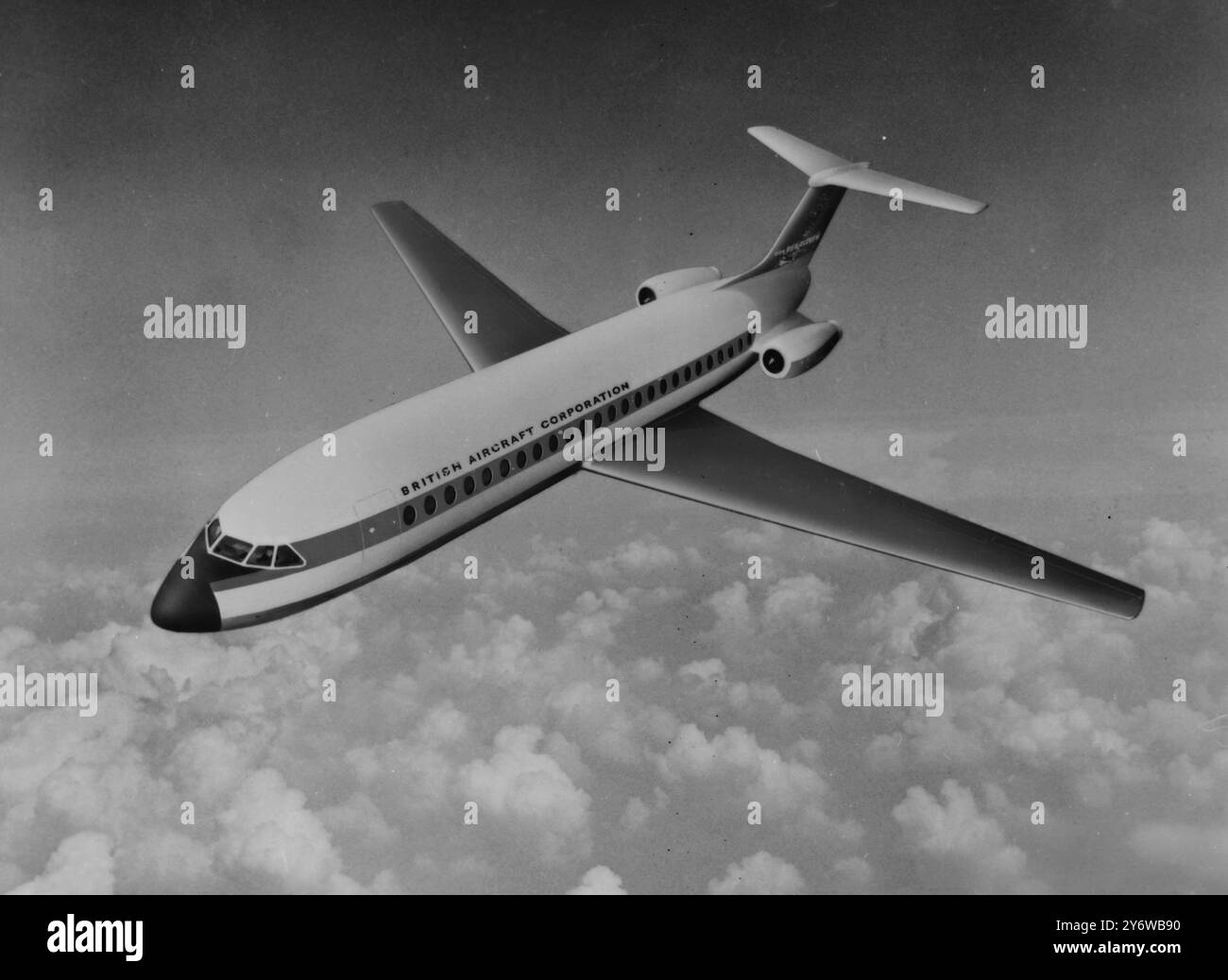 MODELS BAC ONE ELEVEN BEING BUILT 9 MAY 1961 Stock Photo - Alamy