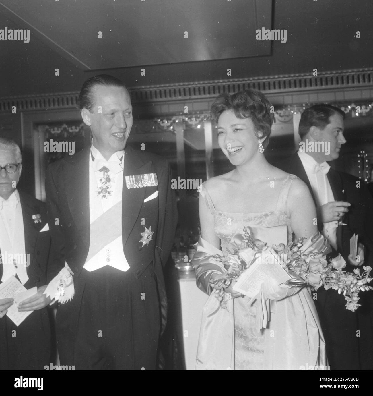 ANGLO DANISH BANQUET - HELLE VIRKNER KRAG WITH MICHAEL REDGRAVE IN ...