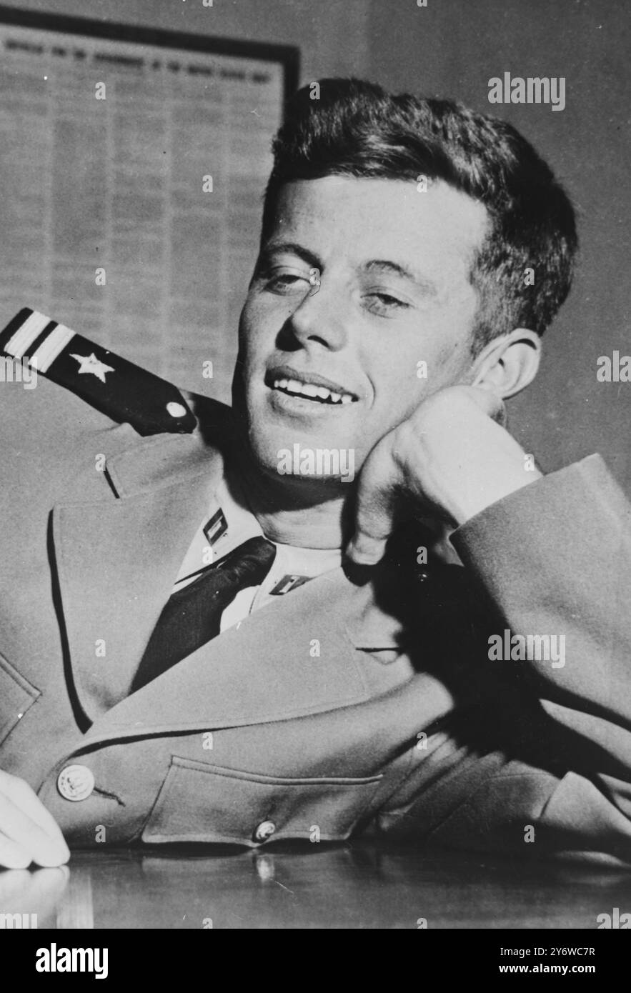 US PRESIDENT JOHN F KENNEDY NAVAL UNIFORM WORLD WAR II / 3 MAY 1961 ...