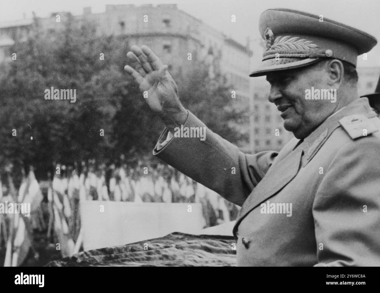 PRESIDENT TITO OF YUGOSLAVIA 3 MAY 1961 Stock Photo - Alamy