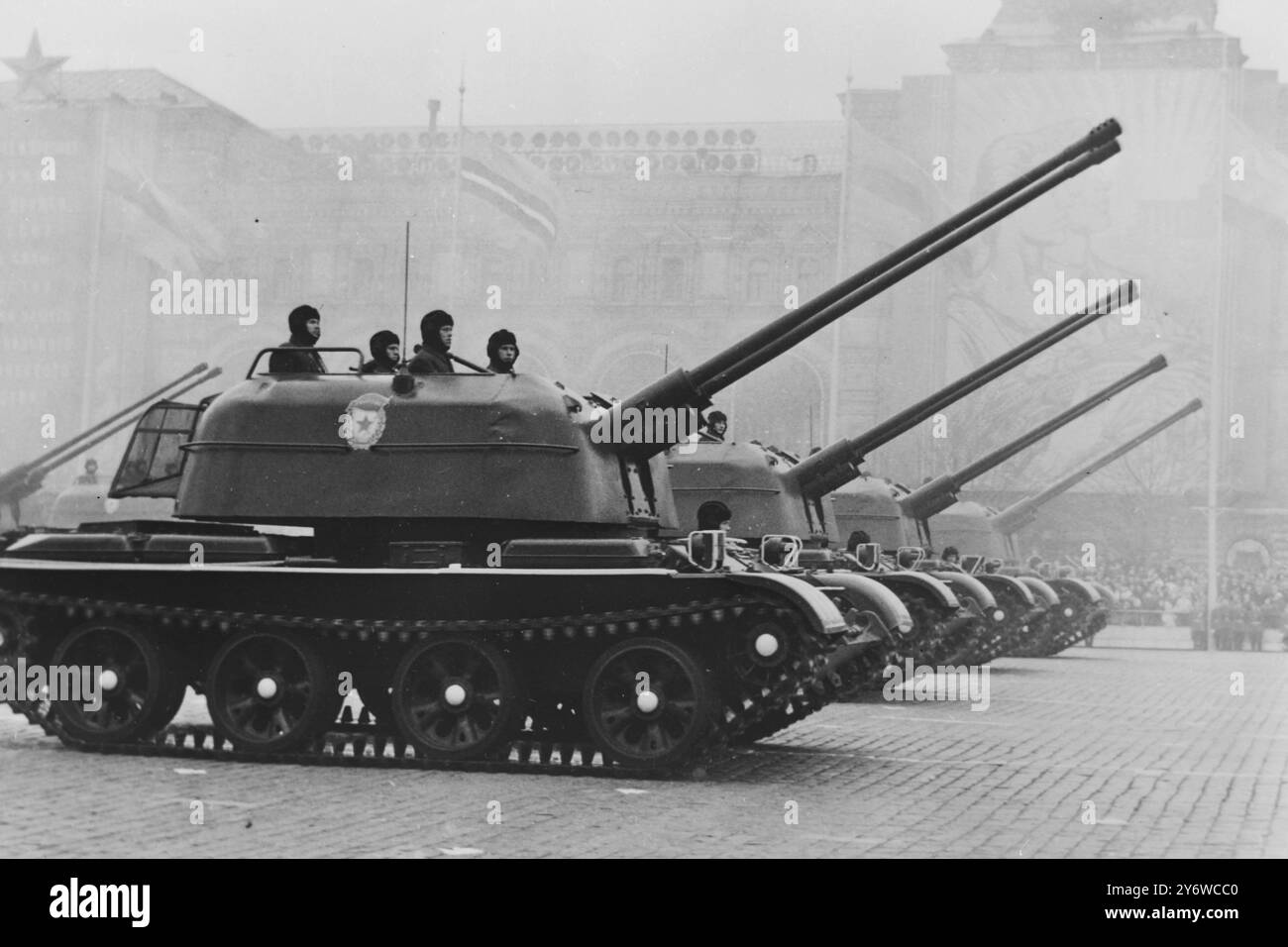 MAY DAY MOSCOW MILITARY PARADE 2 MAY 1961 Stock Photo - Alamy
