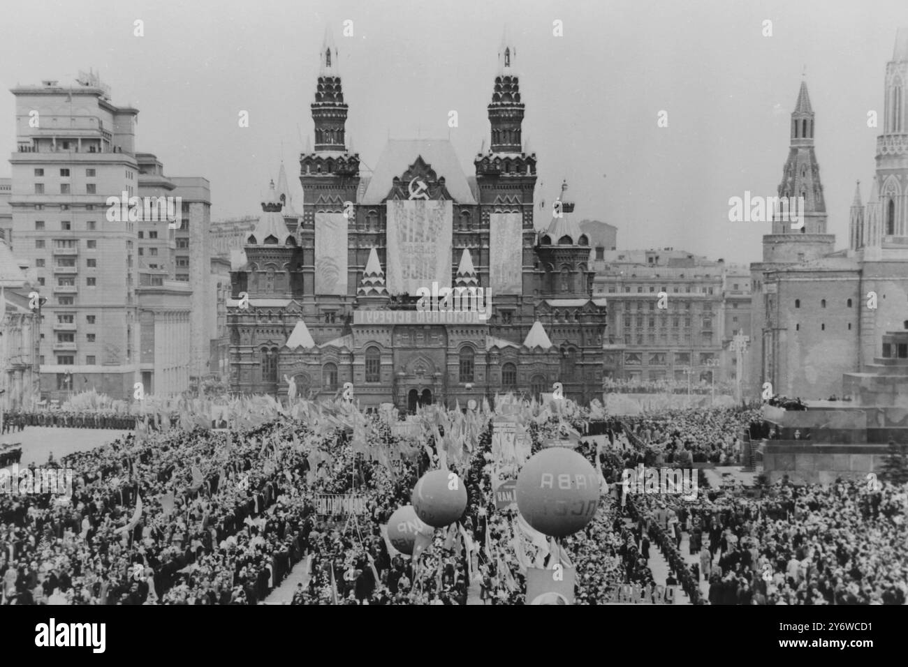 1961 may day parade hi-res stock photography and images - Alamy
