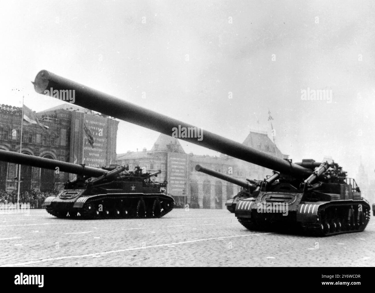 MAY DAY CELEBRATION IN MOSCOW - MILITARY PARADE 2 MAY 1961 Stock Photo ...