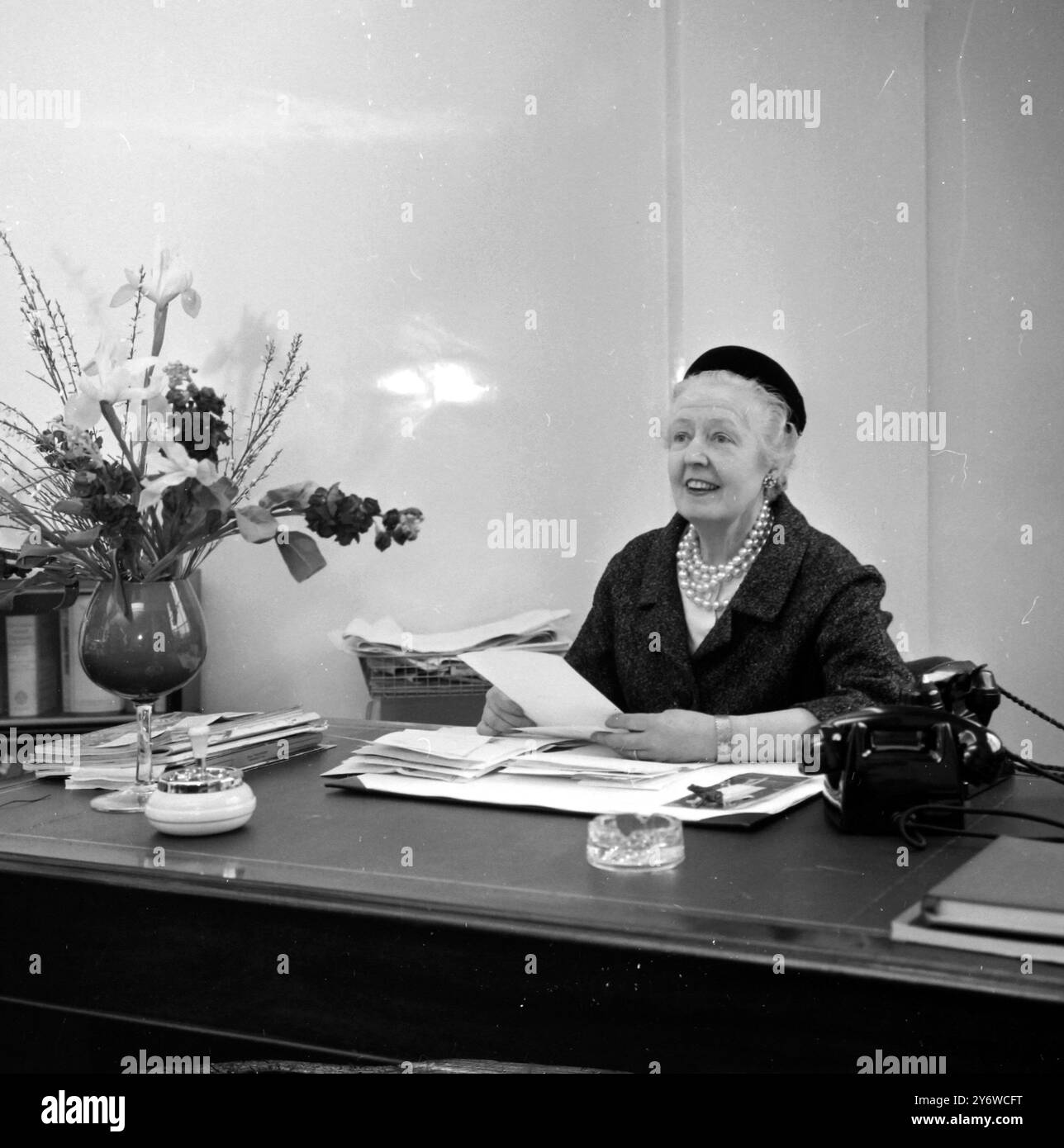 SPECIAL SUNDAY TELEGRAPH AUDREY WITHERS LONDON 1 MAY 1961 Stock Photo ...