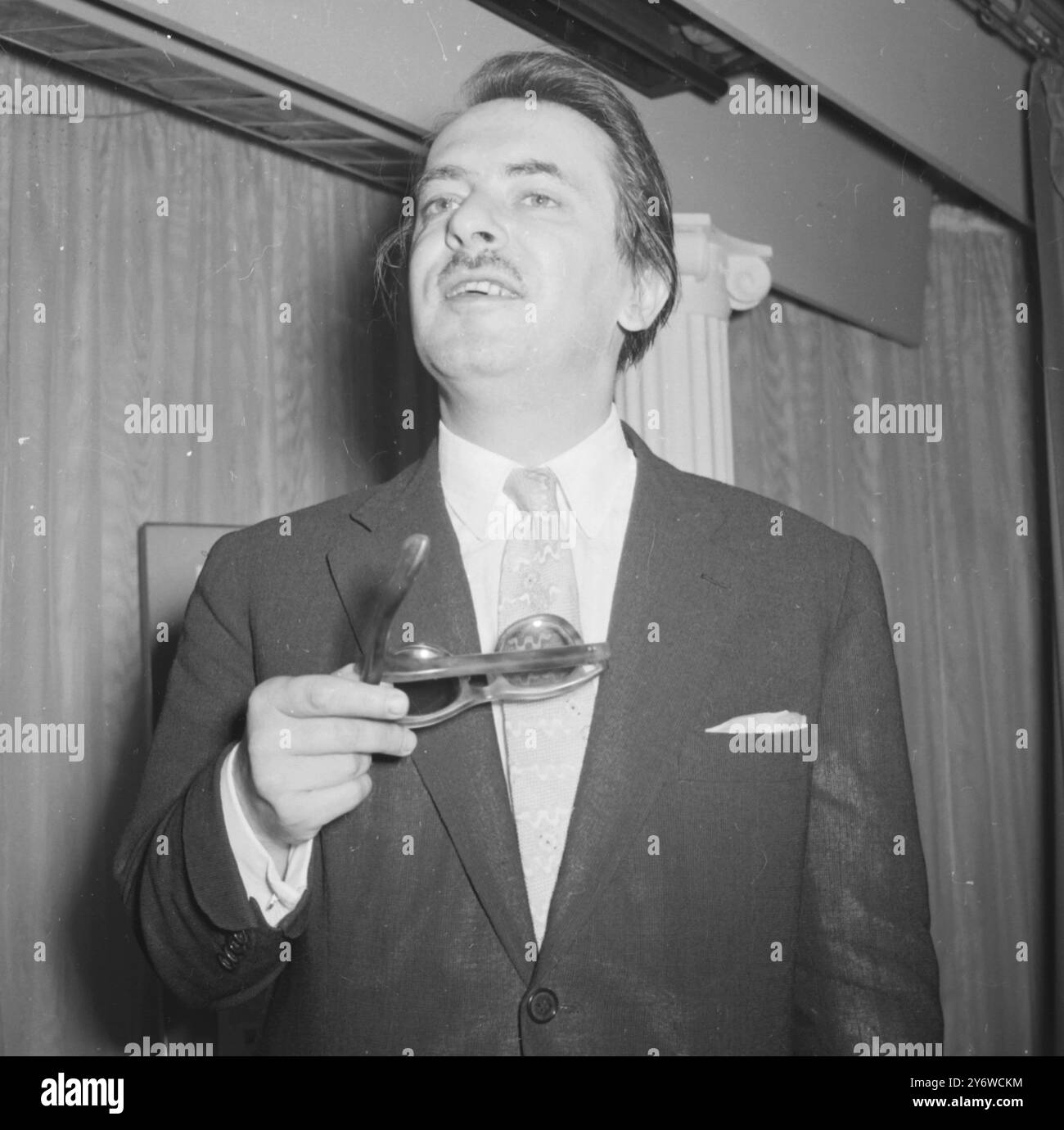 FRENCH PIANIST SAMSON FRANCOIS IN LONDON 28 APRIL 1961 Stock Photo - Alamy