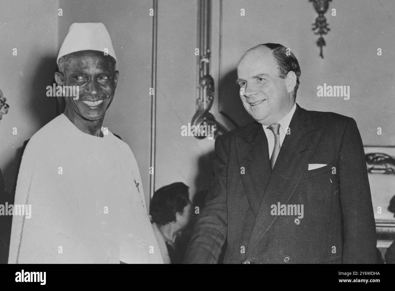 MILTON MARGAI - PRIME MINISTER OF SIERRA LEONE IN LONDON 20 APRIL 1961 ...