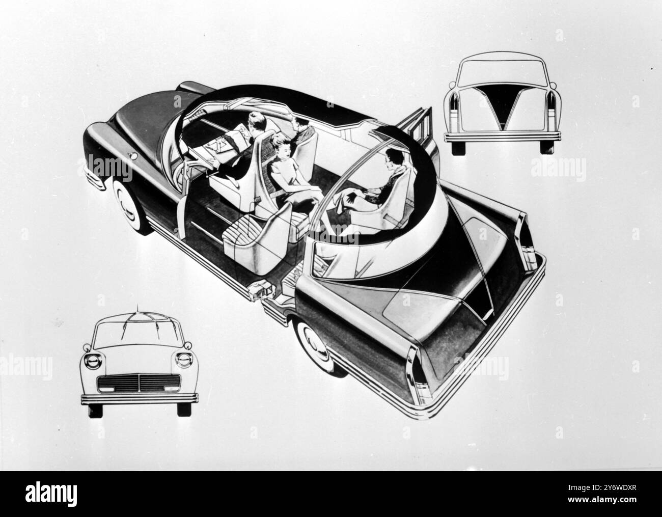 MOTOR CAR LIBERTY CORNELL SURVIVAL CAR 18 APRIL 1961 Stock Photo - Alamy