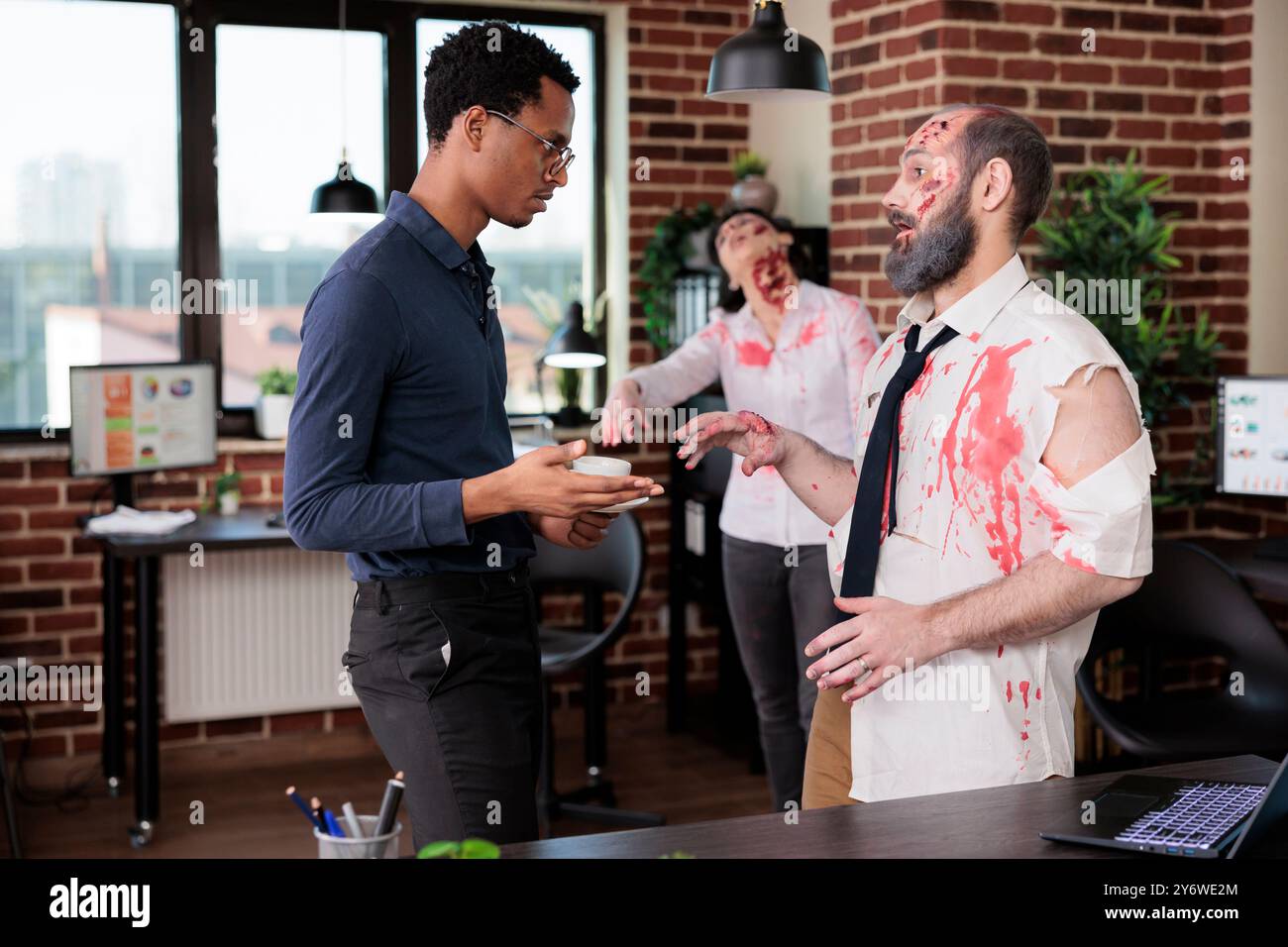Zombie office workers hi-res stock photography and images - Alamy