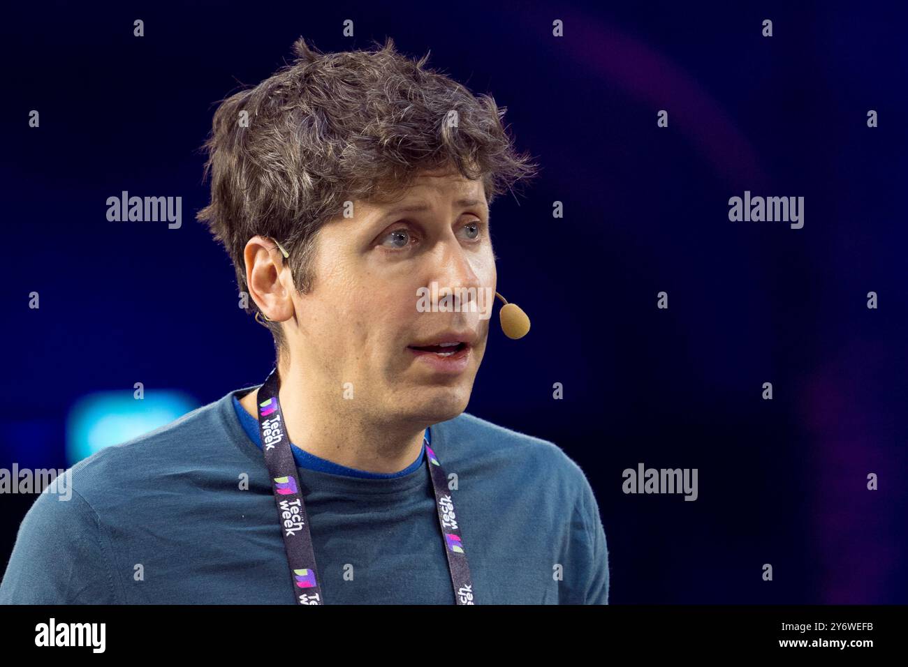 Torino, Italy. 26th Sep, 2024. American entrepreneur Sam Altman (CEO of ...