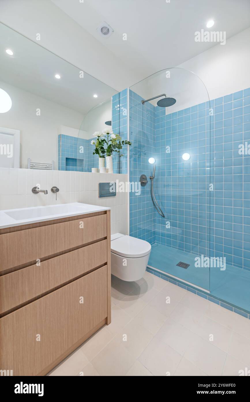 Many modern bathrooms use vanity units that offer hidden storage ...