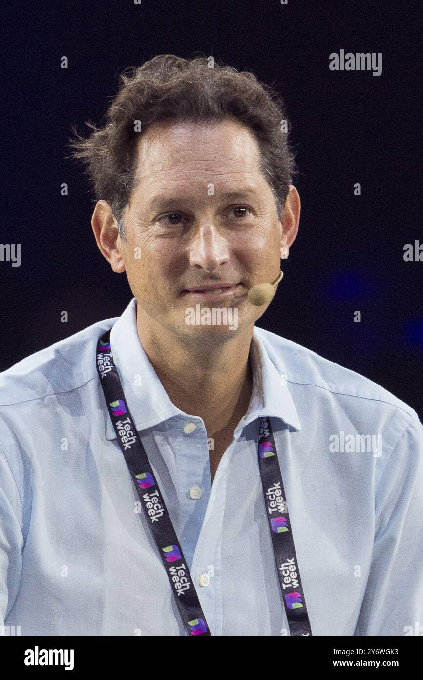 Turin, Italy. 26th September 2024. John Elkann (CEO of Exor and ...