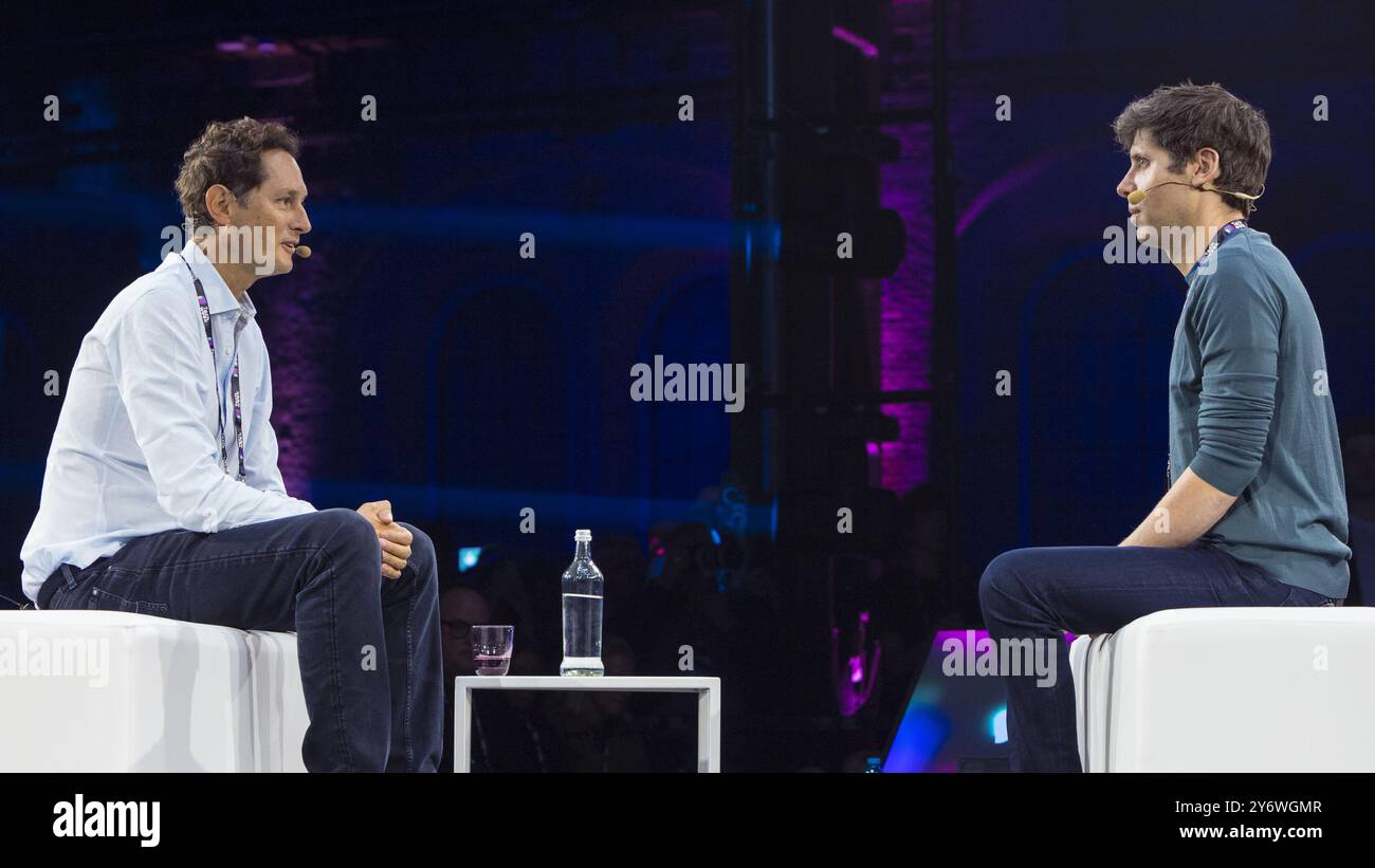 Turin, Italy. 26th September 2024. American entrepreneur Sam Altman ...