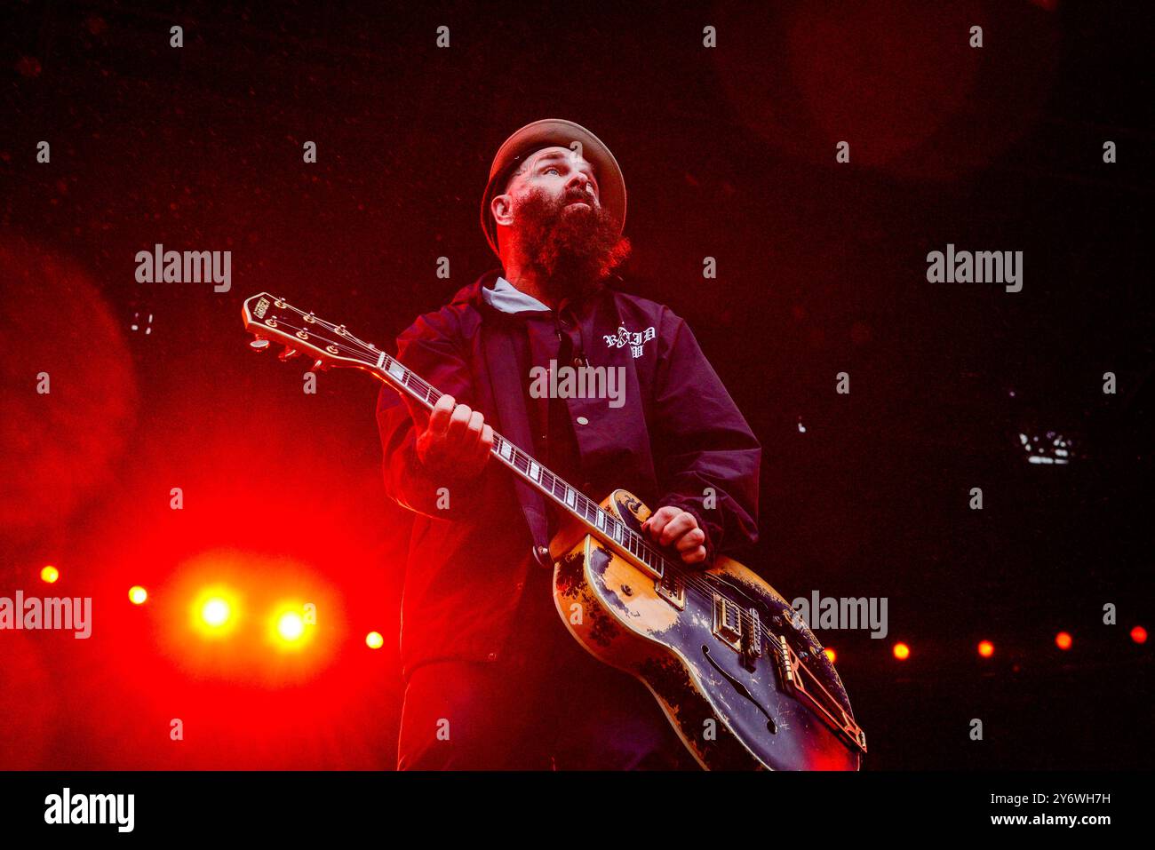 Tim Armstrong of Rancid performs on stage at Providence Park in ...
