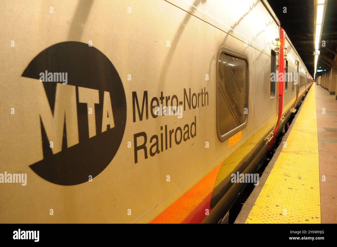 A Metro-North Railroad train is seen in Grand Central Terminal in ...